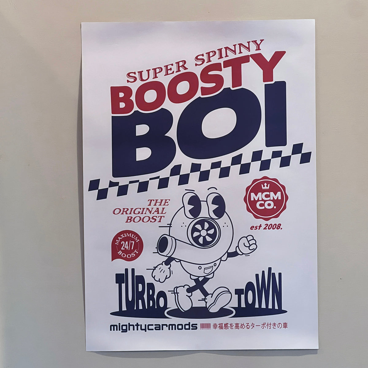 Boosty Boi A2 Poster – Mighty Car Mods