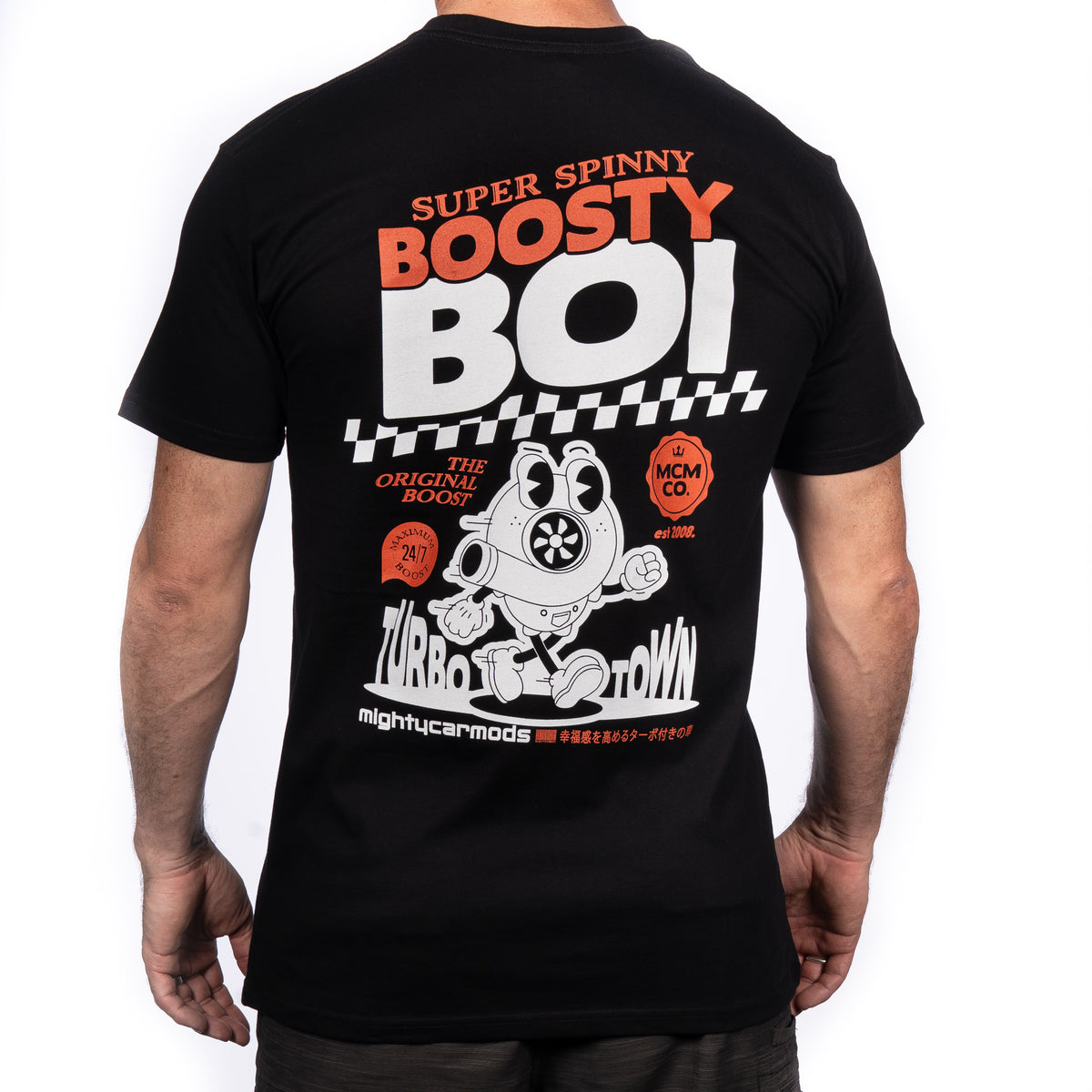Boosty Boi T-Shirt [Black Edition] – Mighty Car Mods