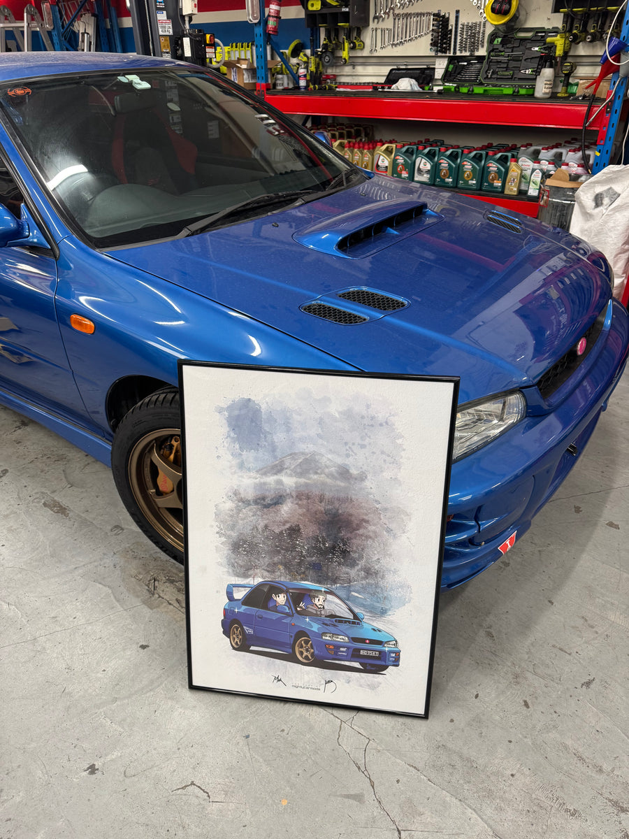Limited Edition WRX STI Poster [AUTOGRAPHED] – Mighty Car Mods
