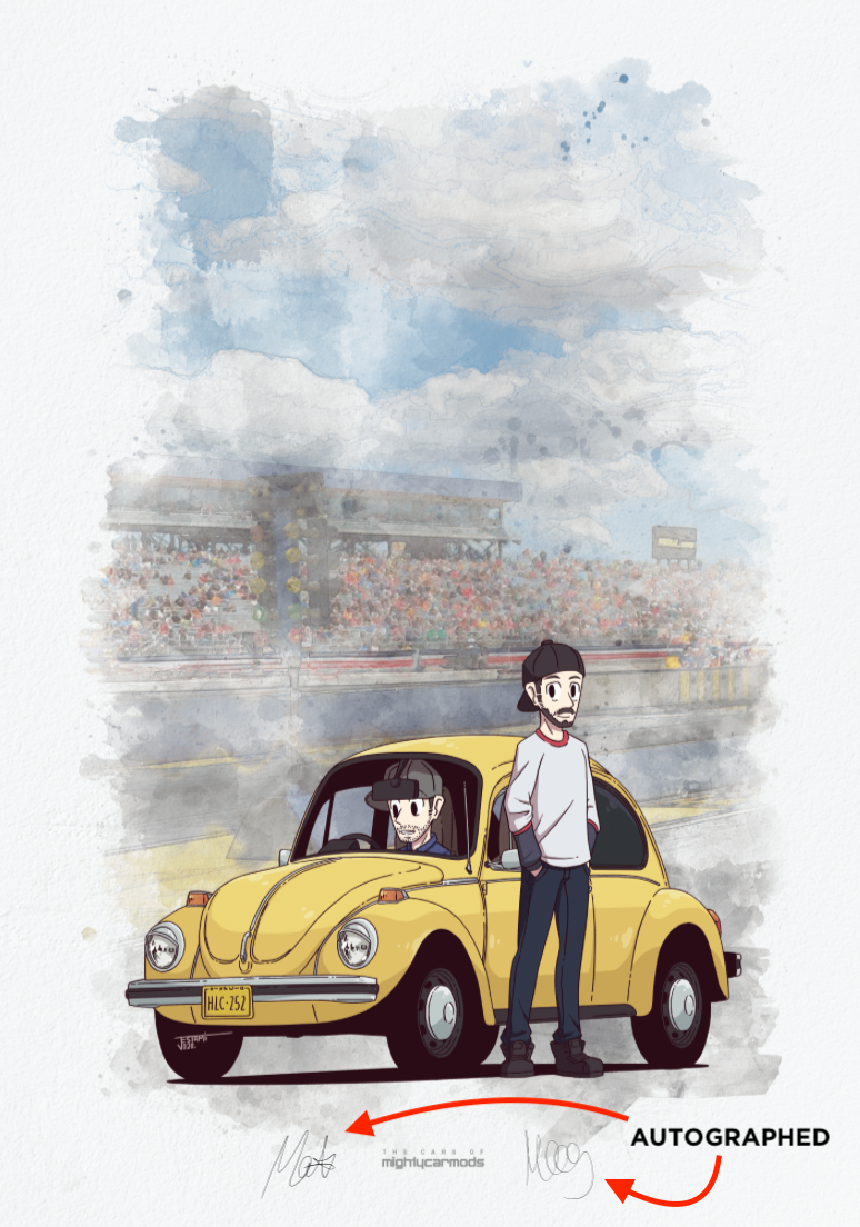 Limited Edition Miss Daisy Poster [AUTOGRAPHED] – Mighty Car Mods