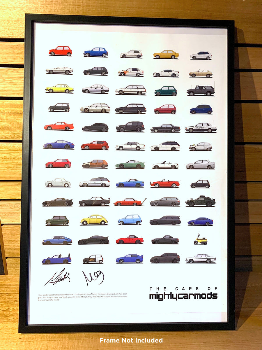 Limited Edition MCM Poster [AUTOGRAPHED] – Mighty Car Mods