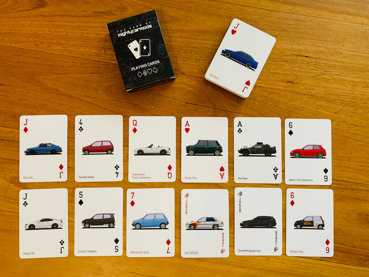 MCM Playing Cards – Mighty Car Mods