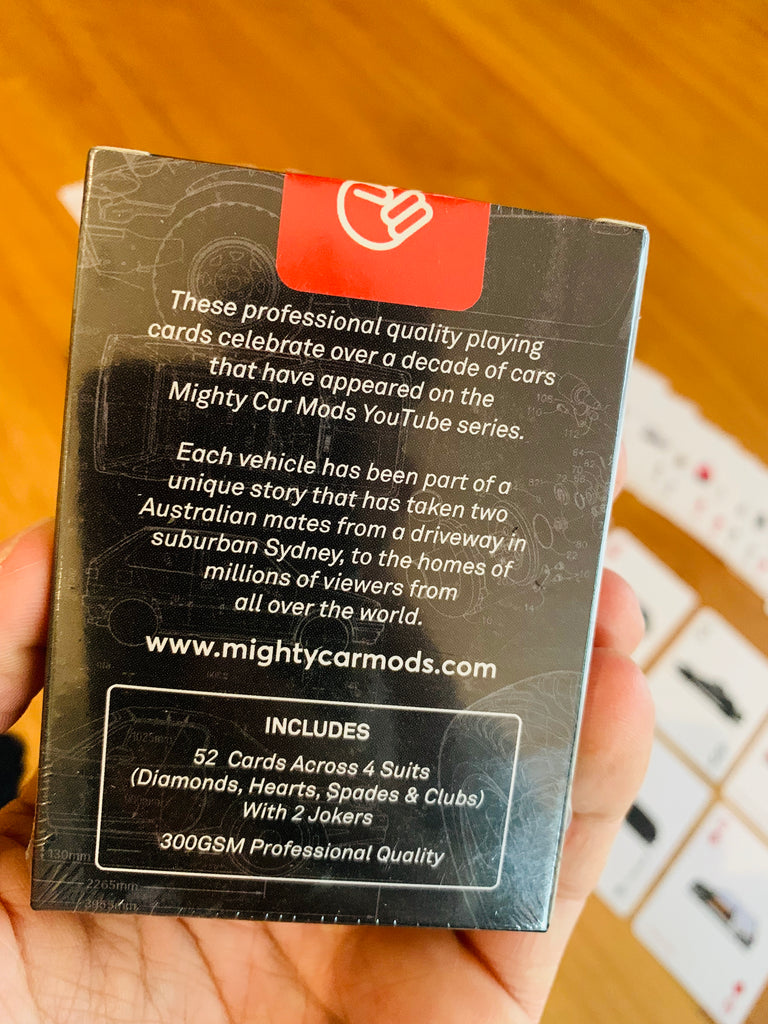 MCM Playing Cards – Mighty Car Mods