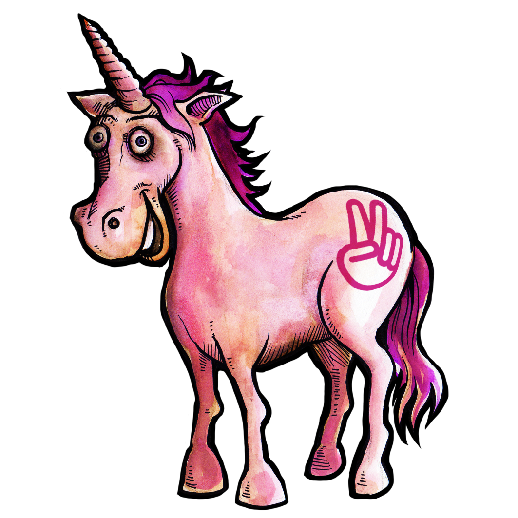 Chopped Unicorn Sticker – Mighty Car Mods