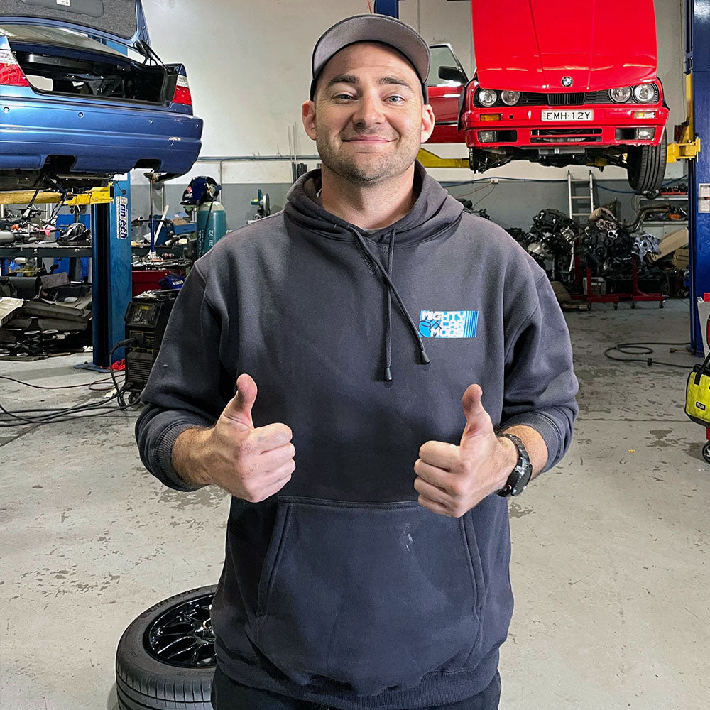 Retro Speed Hoodie – Mighty Car Mods