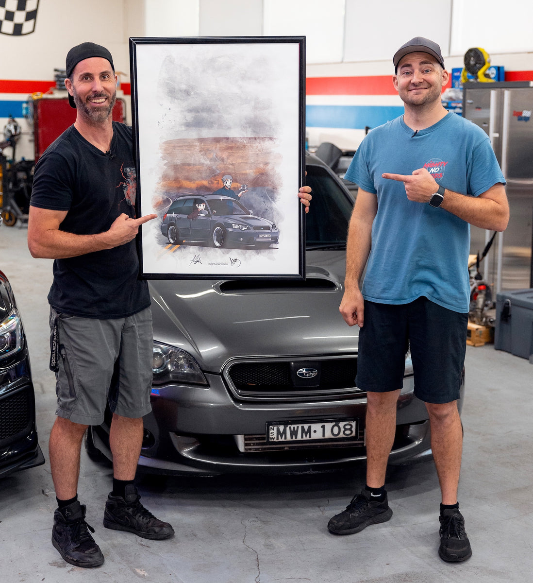 Limited Edition SUPER GRAMPS Poster [AUTOGRAPHED] – Mighty Car Mods