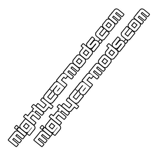 Mighty Car Mods Sticker - Twin Pack